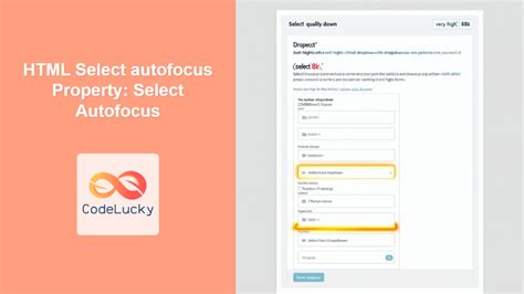 html option defaultselected property option default selected codelucky