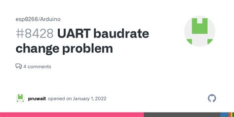 UART Baudrate Change Problem Issue Esp Arduino GitHub