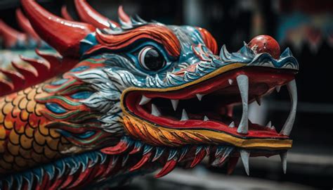 Chinese Dragon Cultural Masks