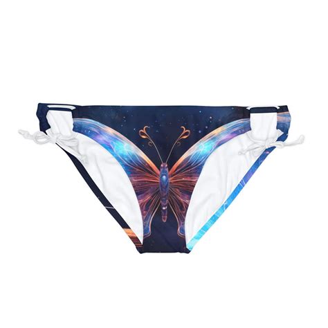 Butterfly Nebula Loop Tie Side Bikini Bottom Etsy