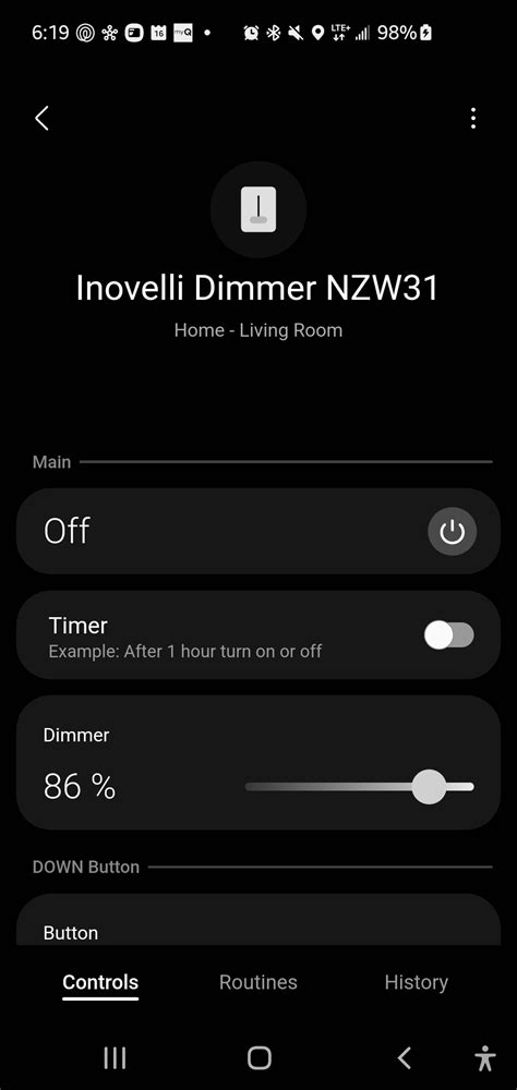 button double click for inovelli dimmer smartapps and automations