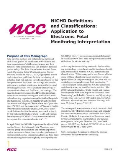 Why The Nichd Terminology