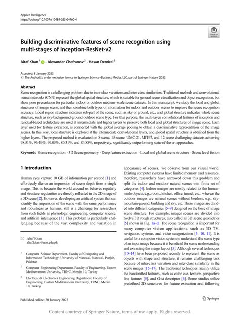 Building Discriminative Features Of Scene Recognition Using Multi