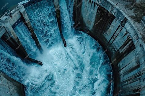 Premium Photo Generative Ai On Theme Of Hydroelectric Power Energy Plant With Large Turbines