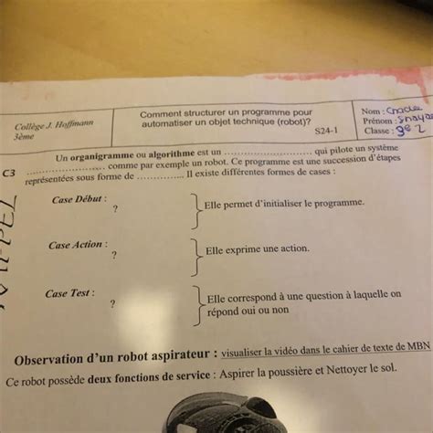 Un Organigramme Ou Algorithme Est Qui Pilote Un Système Comme Par