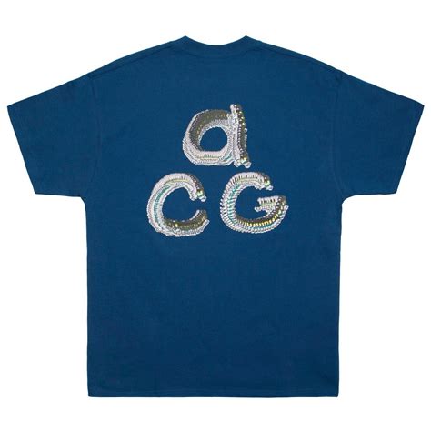 Nike Men Nrg Acg Hike Logo Tee Valerian Blue Black