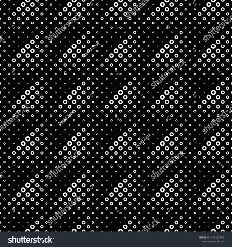 Monochrome Seamless Ring Pattern Background Abstract Stock Vector Royalty Free 1449267509