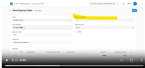 Hr Expense Claims Expense Approver Not Found For Employee Id 123456 Erpnext Frappe Forum