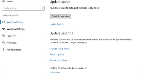Windows Server Windows Update User Interface In Control Panel Bug Always States