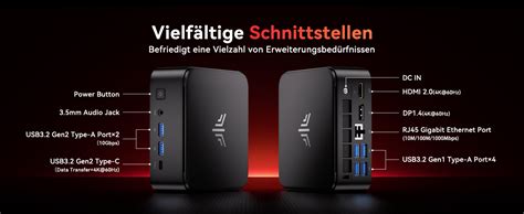 Nipogi E3b Mini Pc By Α Md Ryzen 5 7430u 16gb Ram 512gb Ssd Mini