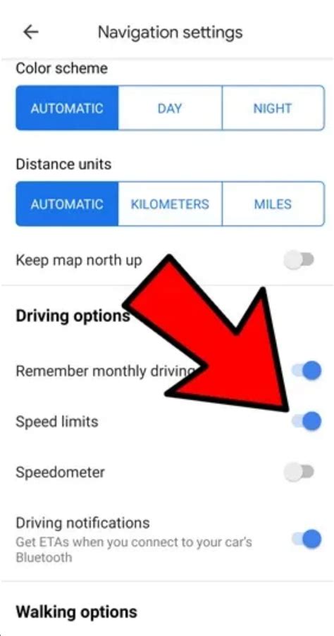 How to Turn on Speed Limit Warning in Google Maps - NixLoop