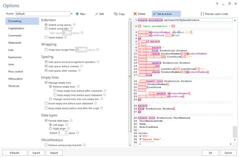 Sql Server代码如何快速格式化怎么一键调整sql Csdn博客