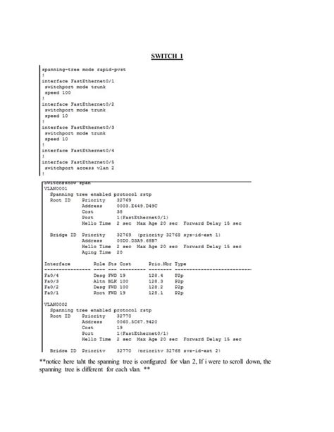 Packet Tracer Cisco Spanning Tree Protocol Pdf