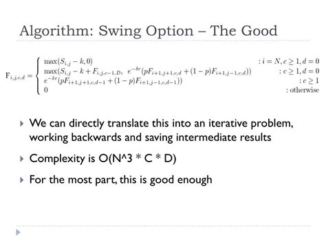 Ppt Pricing Swing Options Powerpoint Presentation Free Download Id