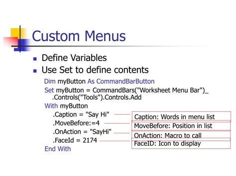 PPT VBA Programming For Excel PowerPoint Presentation Free Download ID 6728882