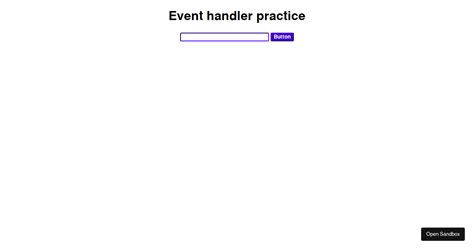 Eventpractice Codesandbox