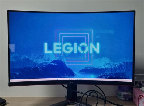 AOC Curved Monitor CQ G Computers Tech Parts Accessories Monitor Screens On Carousell