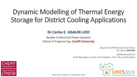 Pdf Dynamic Modelling Of Thermal Energy Storage For District
