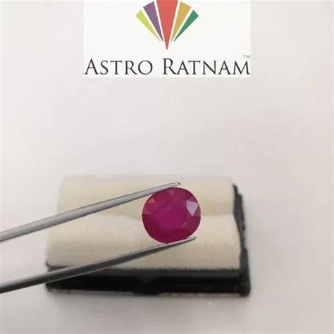 Red Oval Natural Burma Ruby Heated At Rs 4800 Carat In Jaipur Id 22261703433