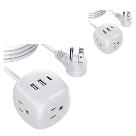 Power Strip Usb Type C Power Extension Cube Multi Plug Socket Multi Plug Socket And Multiple