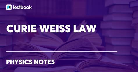 Curie Weiss Law Statement Formula Applications Limitations