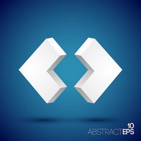 Free Vector Abstract 3d Geometric Shapes Set