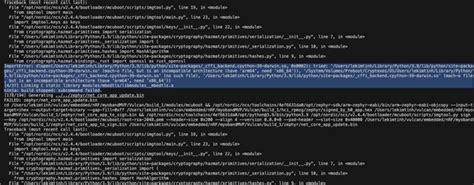 Errormach O File But Is An Incompatible Architecture Have Arm64 Need X8664 When Build