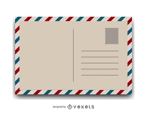 Vintage Postcard Illustration Vector Download