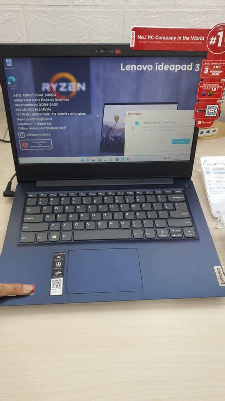 LAPTOP LENOVO IDEAPAD 3 14ITL05