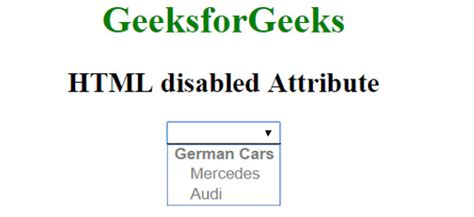 Html Disabled属性用法及代码示例 纯净天空