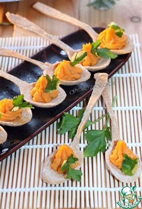 Хрустящие чайные ложки с кремом Рецепт Еда Рецепты приготовления Национальная еда