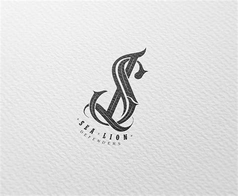 Ritchieruiz Sl Sea Lion Defenders Monogram Logo Designr