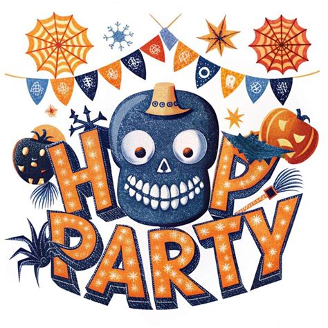 Hallowen Party Background Premium Ai Generated Image