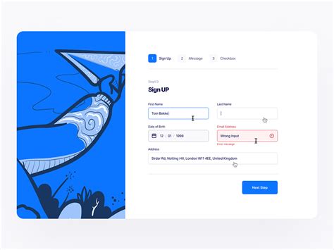Multi Step Form 01 By Erşad Başbağ For Flowbase On Dribbble