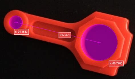 measure distances points to circles
