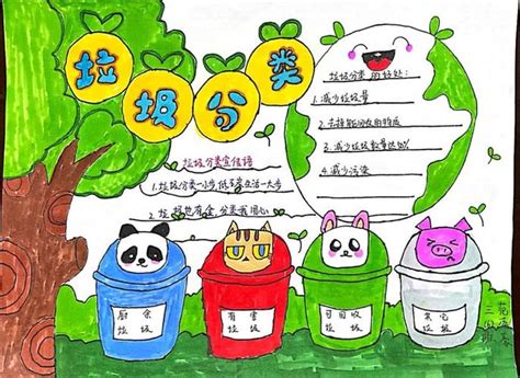关于垃圾分类的手抄报图片 关于垃圾分类的手抄报图片大全 画趣文库（我爱生活）