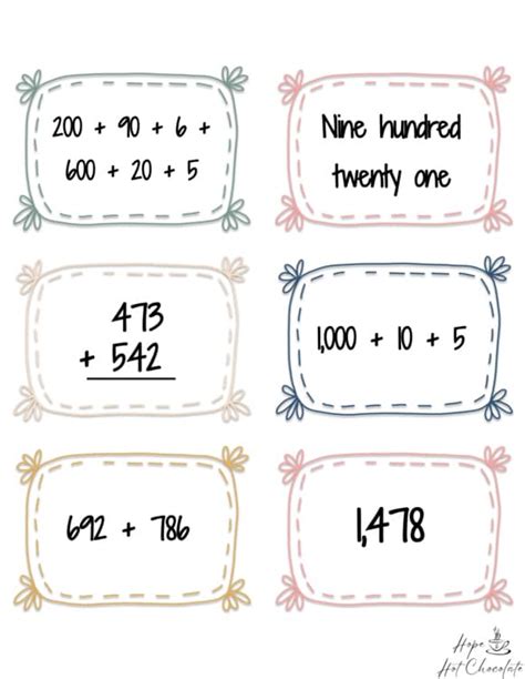 Addition Memory Game 3 Digit Addition With Regrouping Math Center Activity