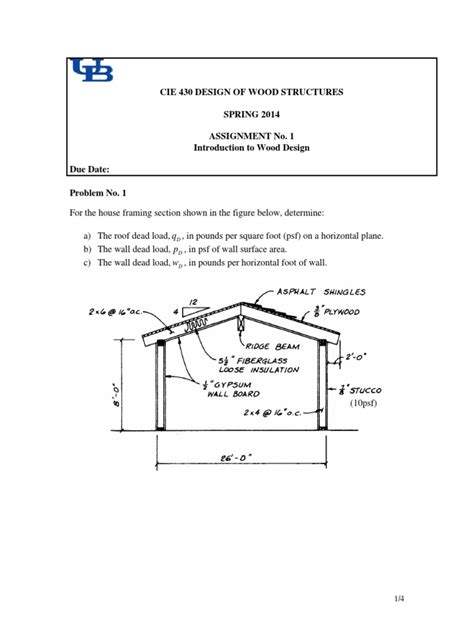 cie 430 assignment no 1 solutions spring 2014 pdf framing