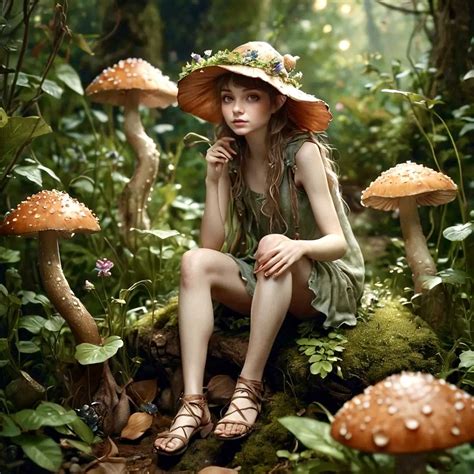 Download Ai Generated Nature Girl Royalty Free Stock Illustration