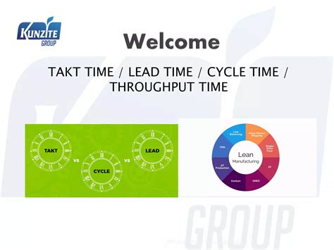 Lead Time Takt Time Cycle Time And Throughput Pdf