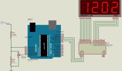 V DC Voltmeter Using Arduino Seven Segement Display