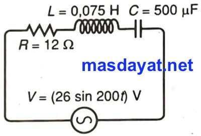 Perhatikan Diagram Rangkaian R L C Berikut Kuat Arus Maksimum Dari Rangkaian Tersebut Mas Dayat