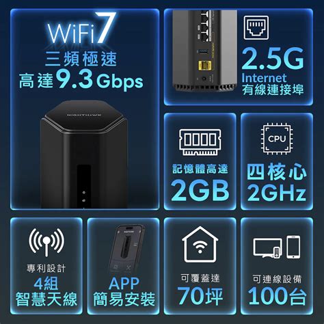 netgear 夜鷹 nighthawk rs300 wifi 7 路由器開箱評測分享：功能強大規格完整且外型時尚！ 電腦diy