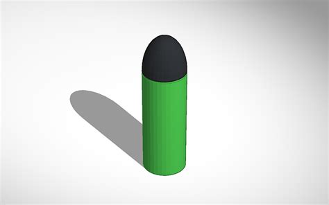3d Design Nerf Bullet Tinkercad