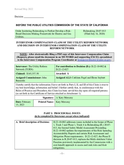 Fillable Online Californias Risk Based Decision Making Framework Fax