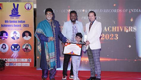 Chetan Raut Genius Mosaic Artist Of The Year 2023 Giaa 2023 Award