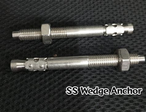 Polished Stainless Steel Ss Wedge Anchors Box Size 875 To 24300