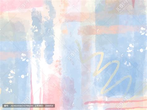 不规则渐变水彩艺术画无框画其他设计设计模板汇图网