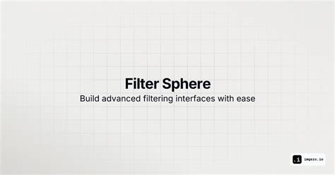 GitHub Lawvs Fn Sphere Filter Sphere Is A Powerful And Flexible Library For Creating