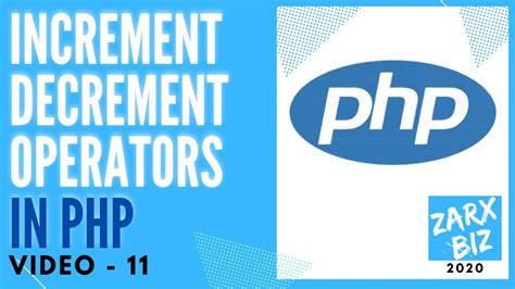 11 What Are Increment And Decrement Operators In Php Php Tutorial